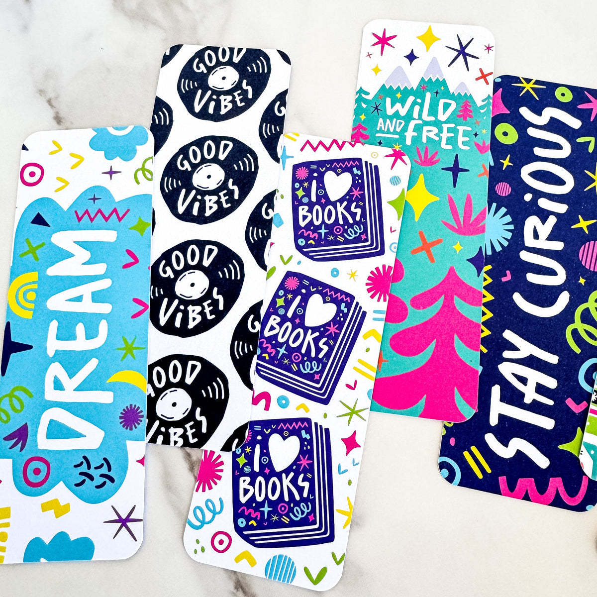 Illustrated Word Bookmark Set – Laurent Collective