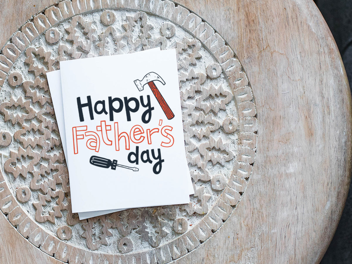INSTANT DOWNLOAD: Happy Father's Day Tools Card & Coloring Sheet ...