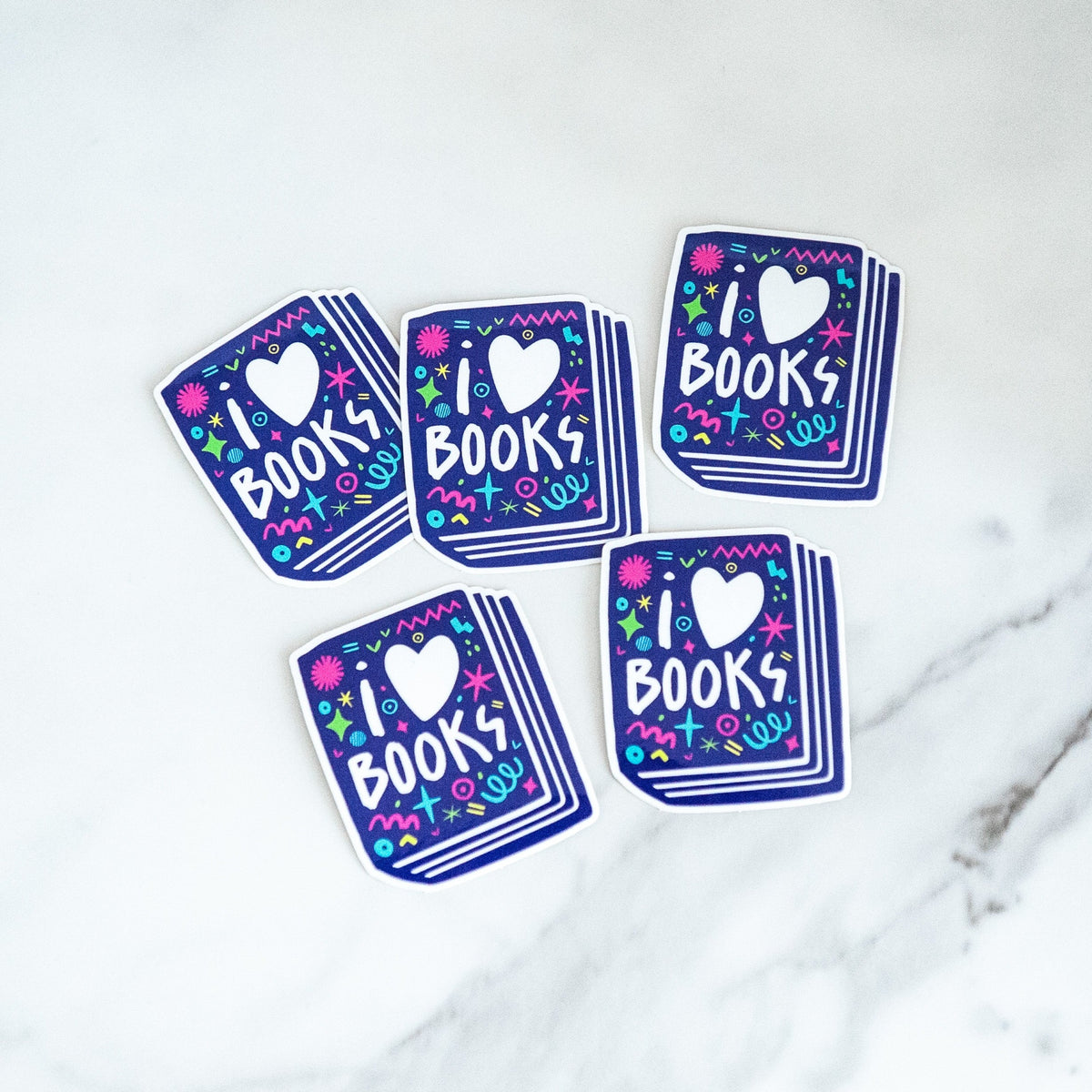 I Love Books Sticker Pack – Laurent Collective