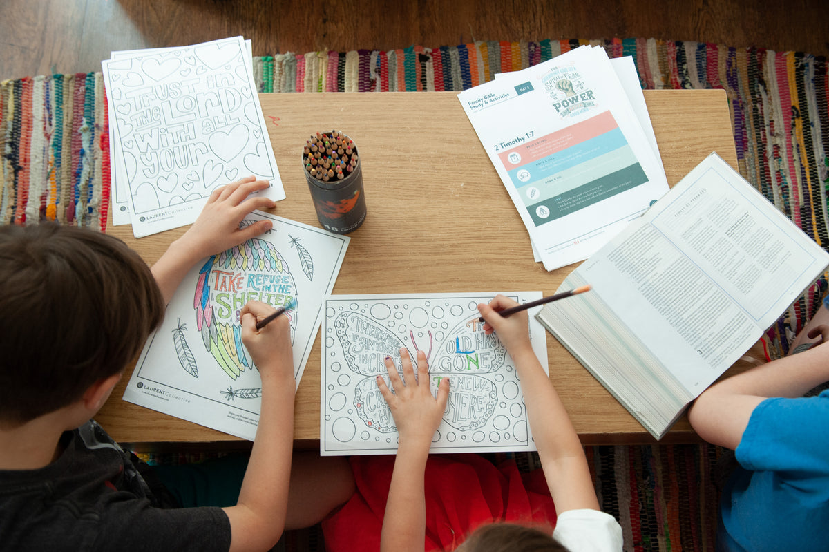Printable Family Bible Study & Activities – Laurent Collective